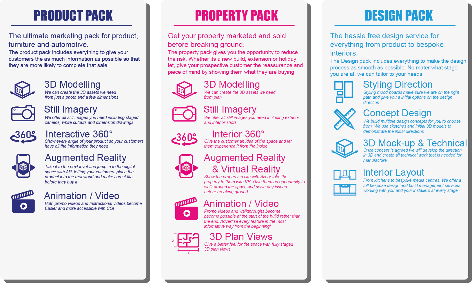 PRODUCT PACKS | Envision CGI