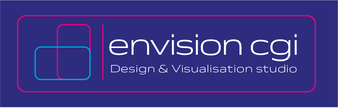 logo dark background | Envision CGI